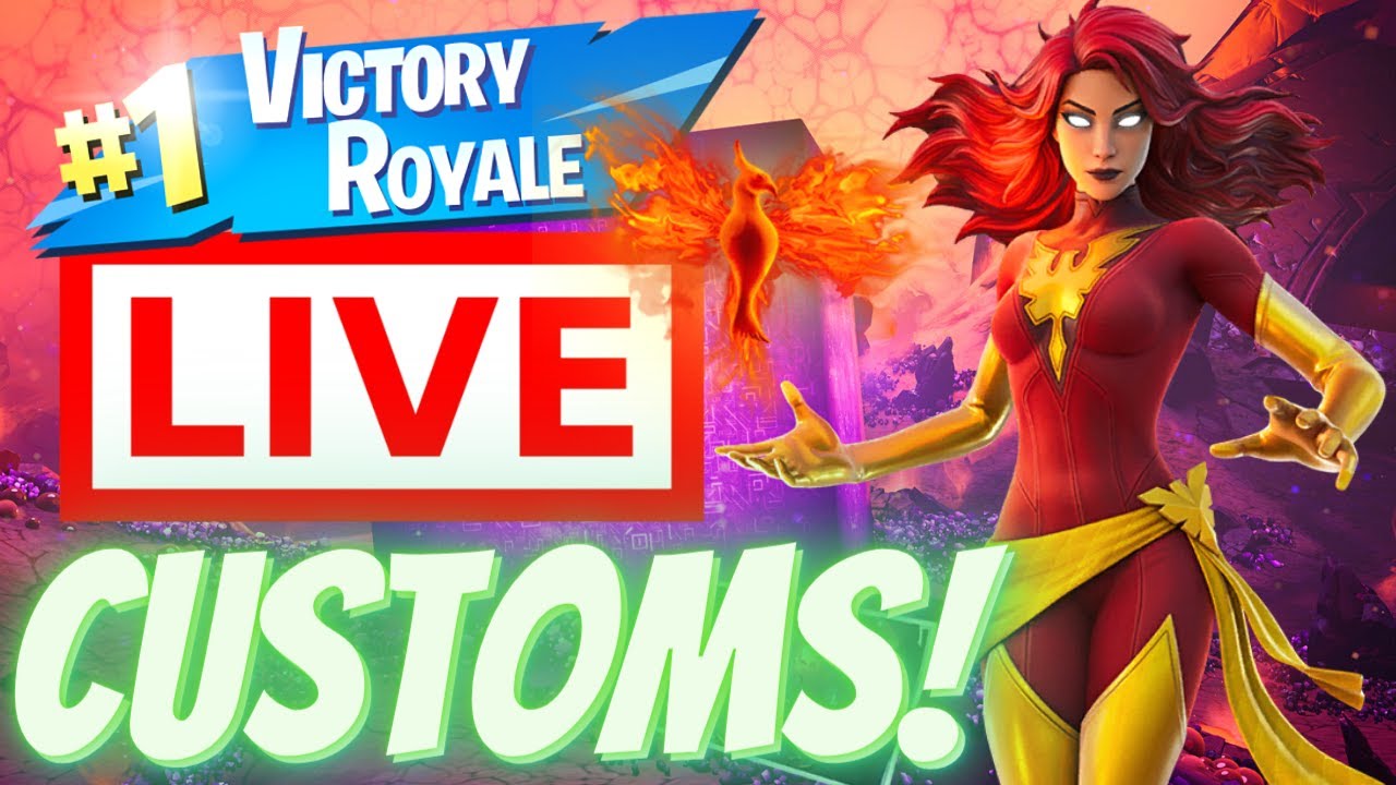 🔴 LIVE Fortnite *CUSTOMS* with Subscribers! 🥳 (Solos, Duos & Trios with ...