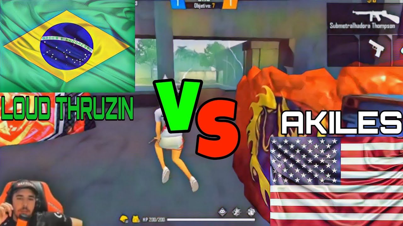 X1 LOUD THRUZIN VS GRINGO AKELES !! QUEM LEVOU A MELHOR SERÁ !!! - YouTube