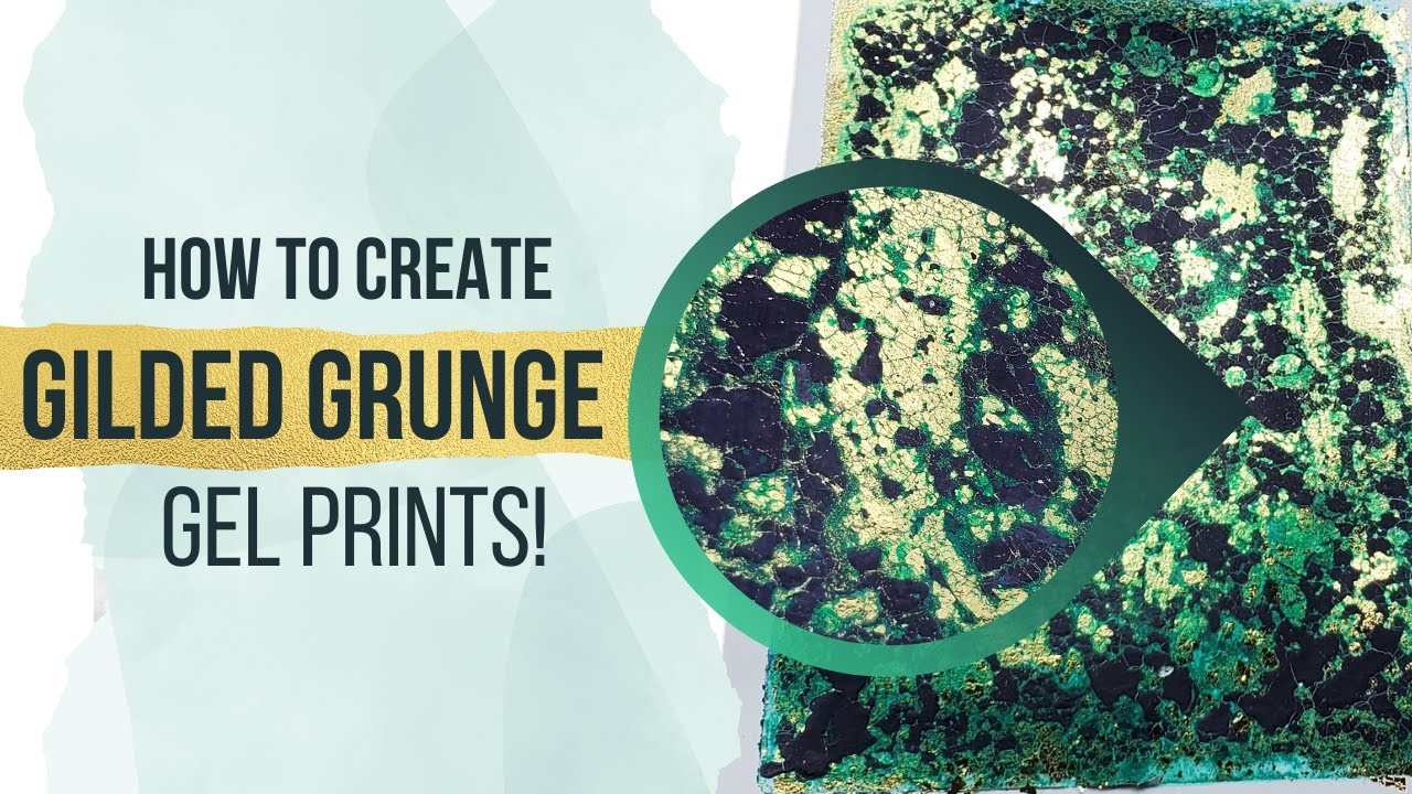 Add Stunning Foiled Accents to Your Grungy Prints | Gel Printing ...