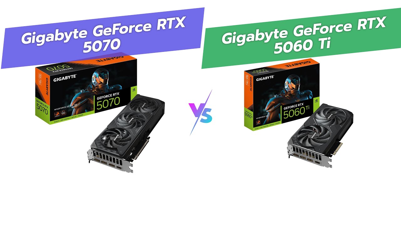⚡ GIGABYTE RTX 5070 vs RTX 5060 Ti - Which is Better? 🤔 - YouTube