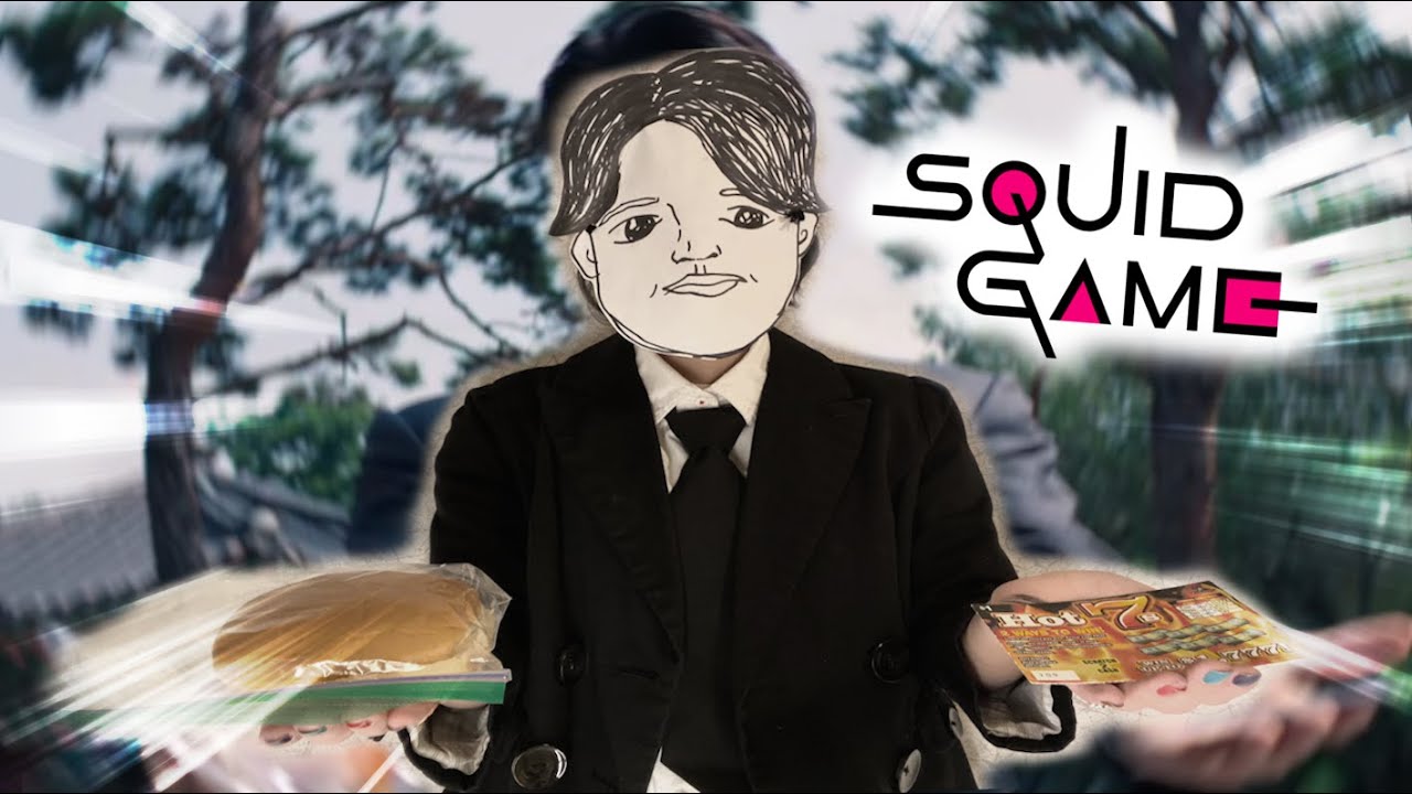Squid Game The Recruiter Lottery Ticket or Bread Scene - YouTube
