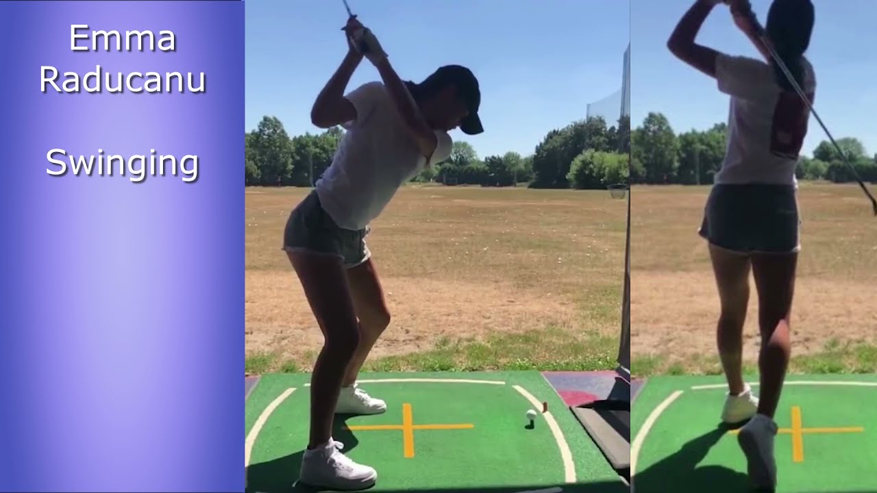 Emma Raducanu playing Golf - YouTube