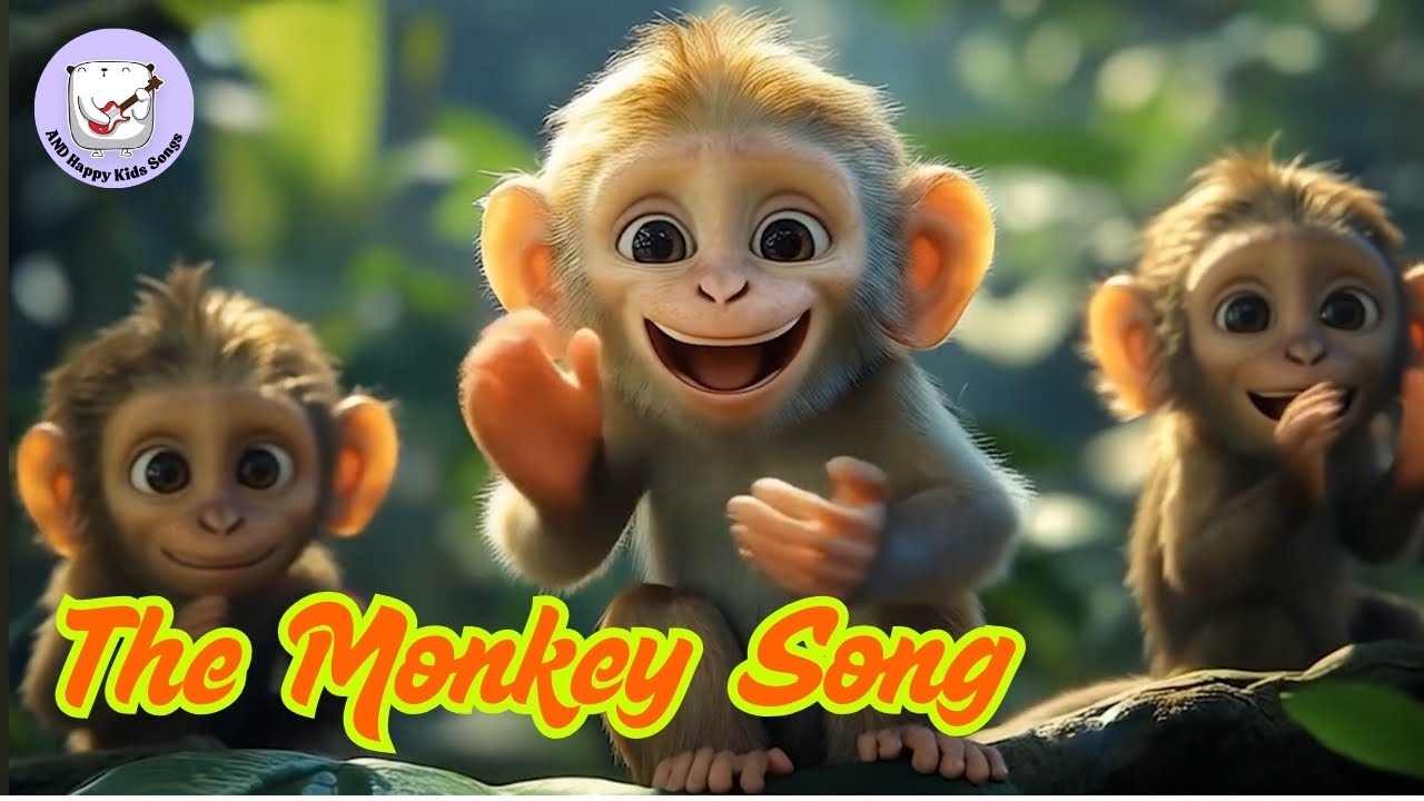 🐒 Monkey Song | Animal Songs for Kids | Sing, Dance & Perform! Fun ...