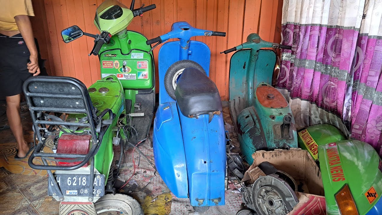 vespa super 76 orian seharga 6juta silahkan mahar - YouTube