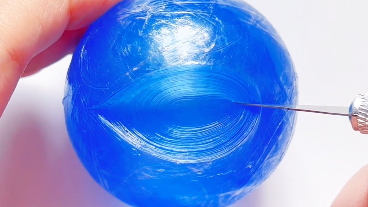 ASMR A small ocean-blue ball丨Relaxing and Satisfying Video - YouTube