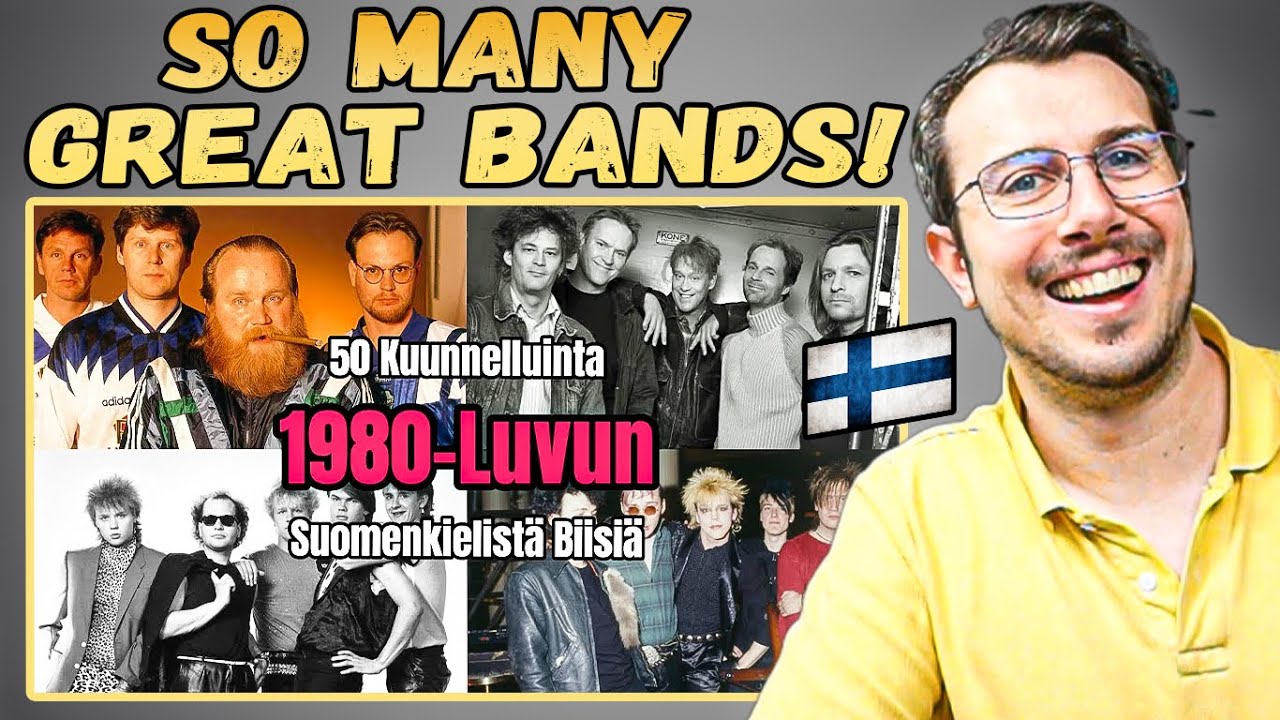Italian Discovers Finland’s Most Popular 80s Songs! 🇫🇮 - YouTube