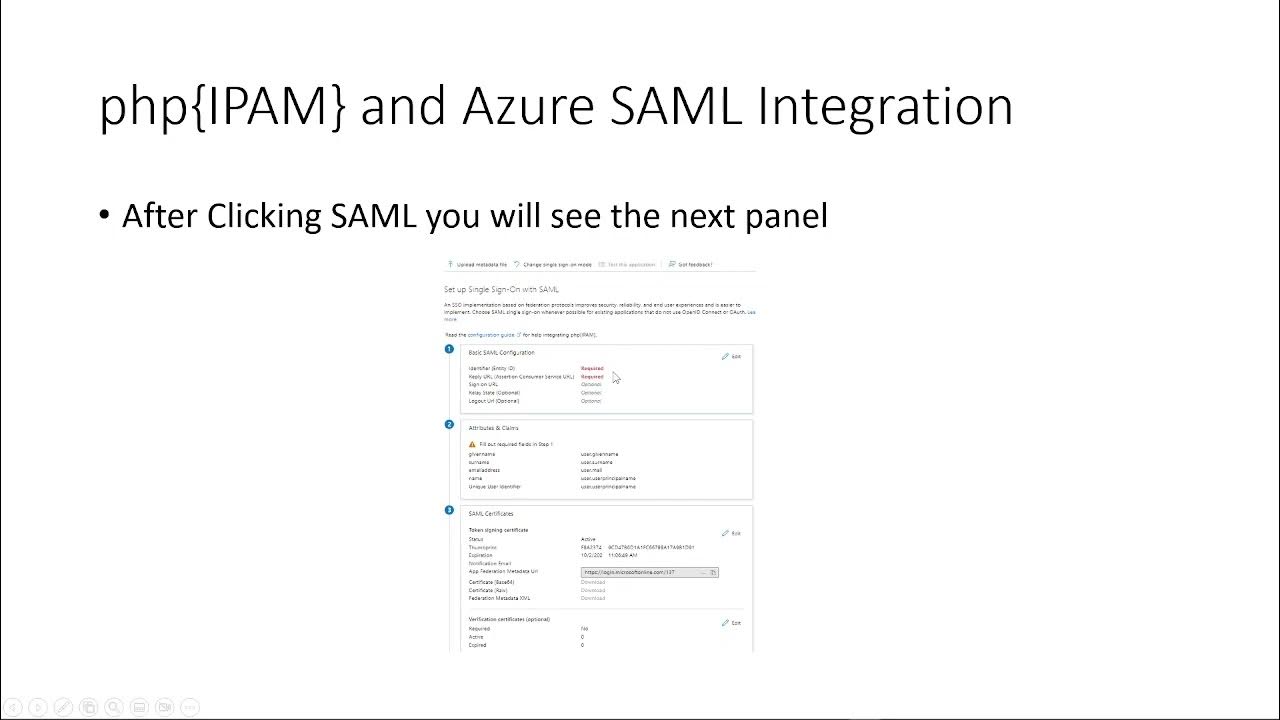 {php}IPAM Azure SAML Integration - YouTube