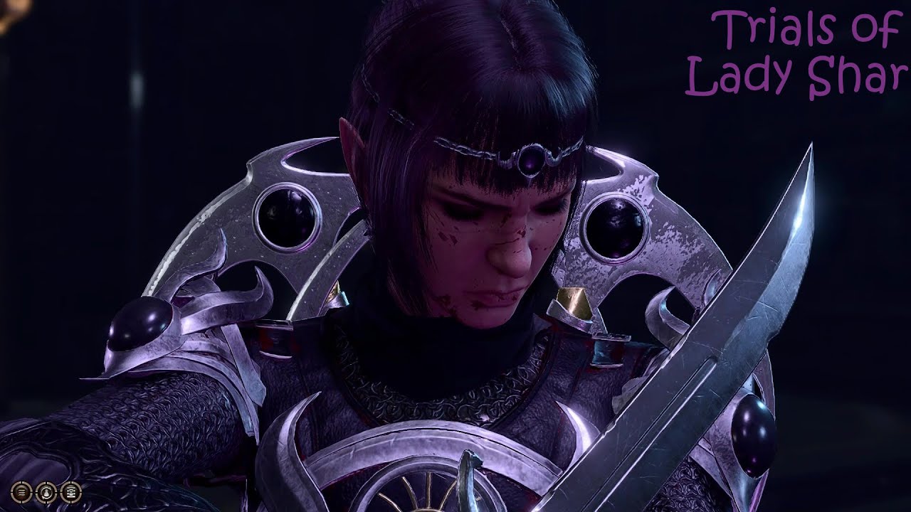 Baldur's Gate 3 - Trials of Lady Shar [Sharran Shadowheart] - YouTube