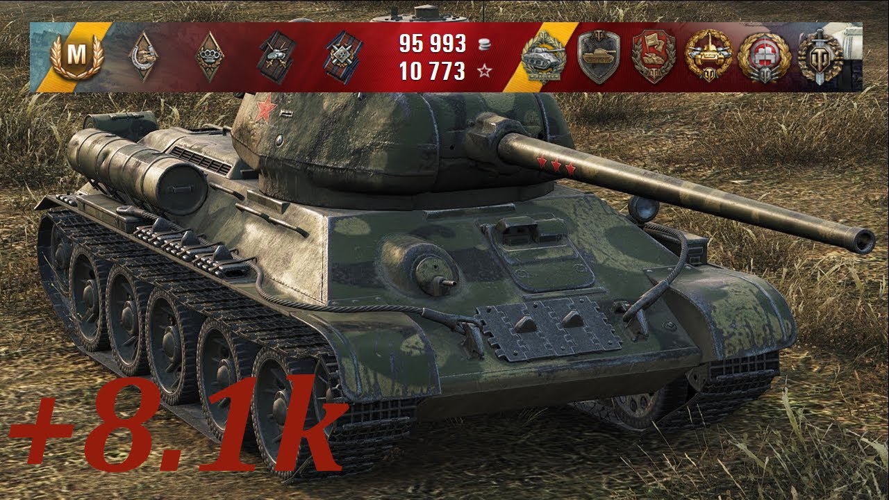 WoT | 9 kills in T-34-2 | World of Tanks - YouTube
