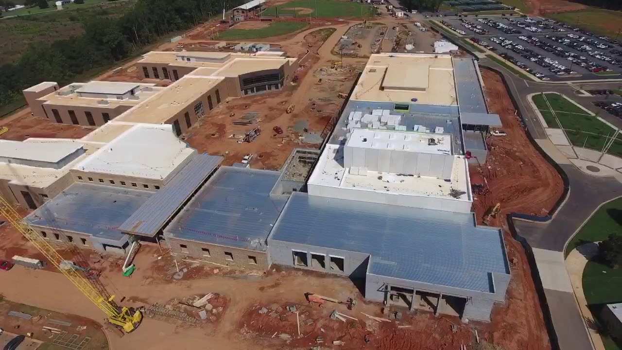 BSHS Construction Site Fly-Through 9-20-18 - YouTube