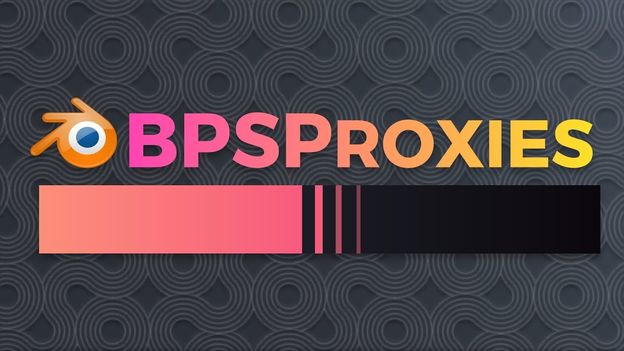 Fast Blender video proxies with BPSProxy cli - YouTube