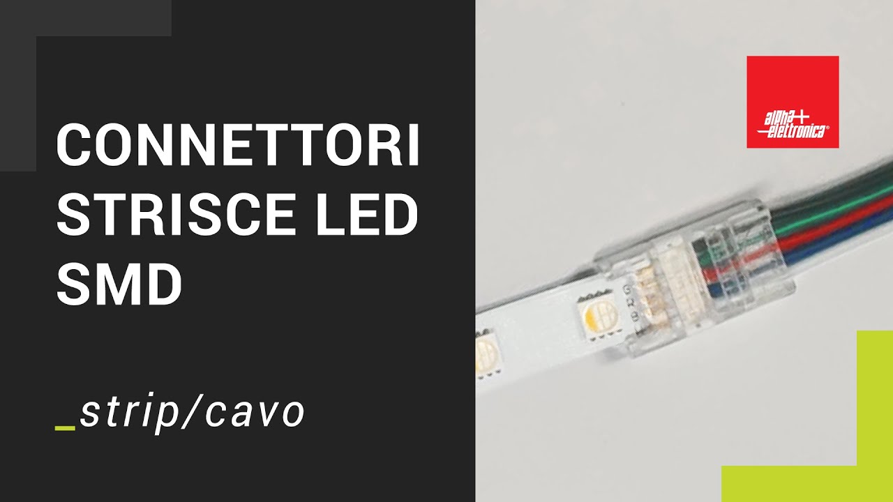 Connettori per giunzione tra strisce LED e cavo - strip/strip 30-10xxxC ...