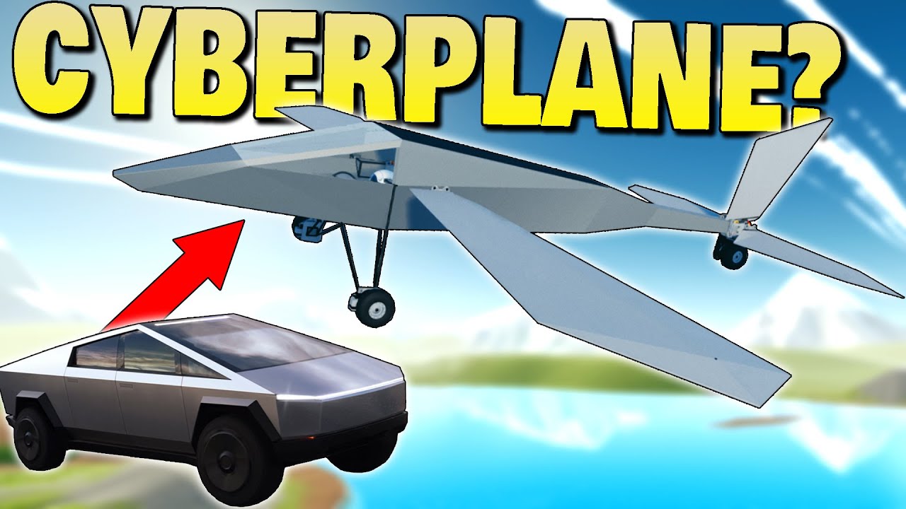 What If The Cyber Truck Was Actually a Cyber PLANE? - Main Assembly ...