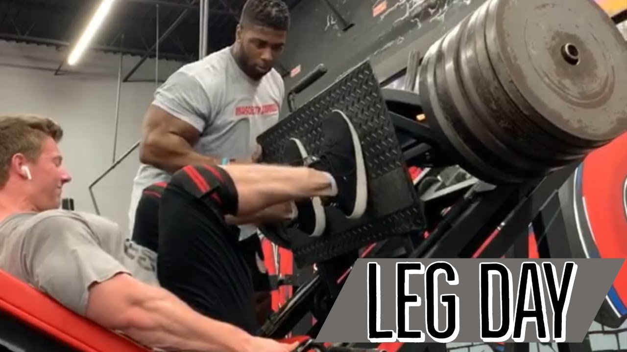 Jeremy Sayers and Chris Hester Leg Day - YouTube
