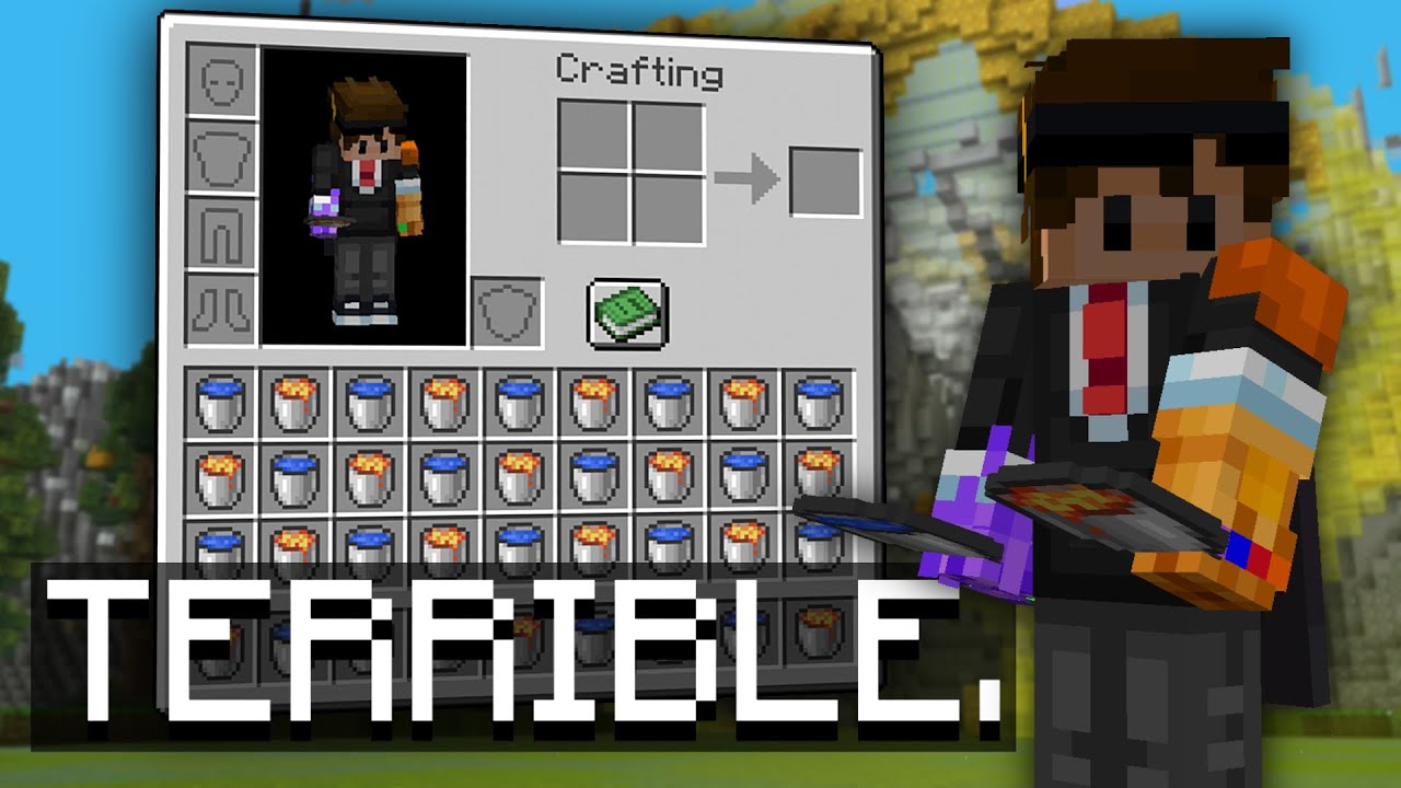 I Made TERRIBLE Minecraft PvP Kits... (Aeris) - YouTube