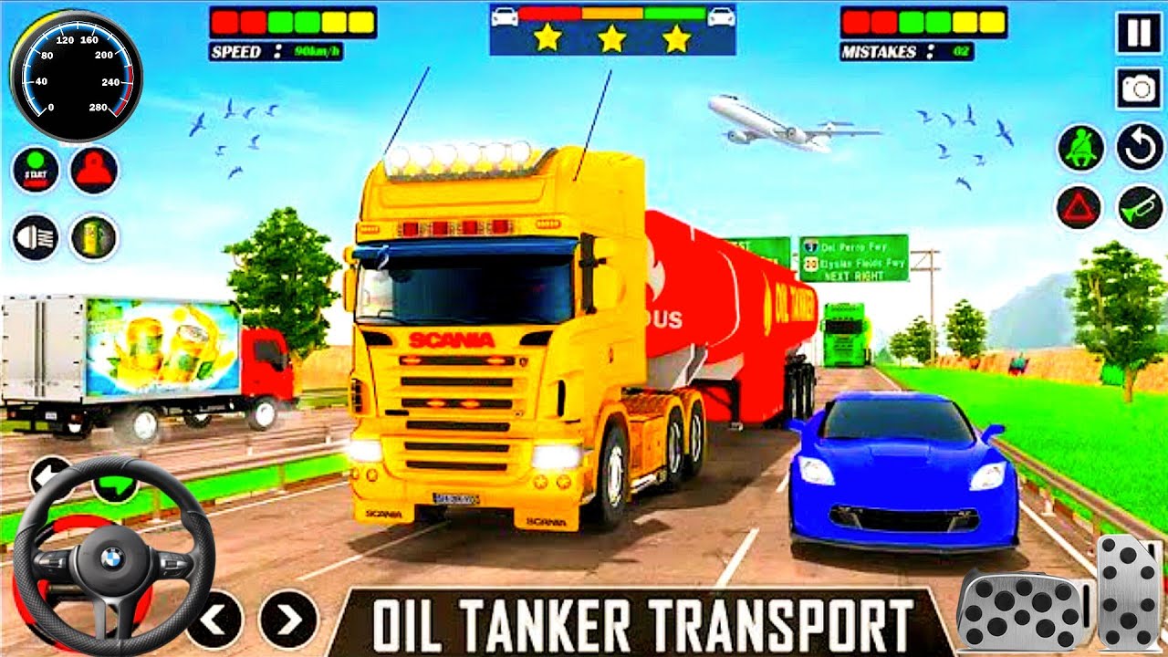 424 auto forklifter truck loading game - truck loading transport work ...