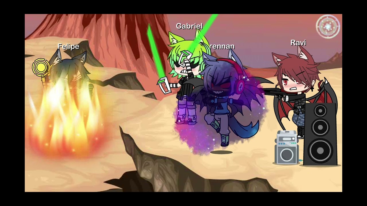 fnf(gacha life)gacello rápido - YouTube