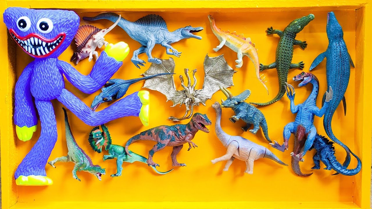 Dinosaurs Jurassic World Dominion:Huggy Wuggy, T Rex, Pyroraptor ...