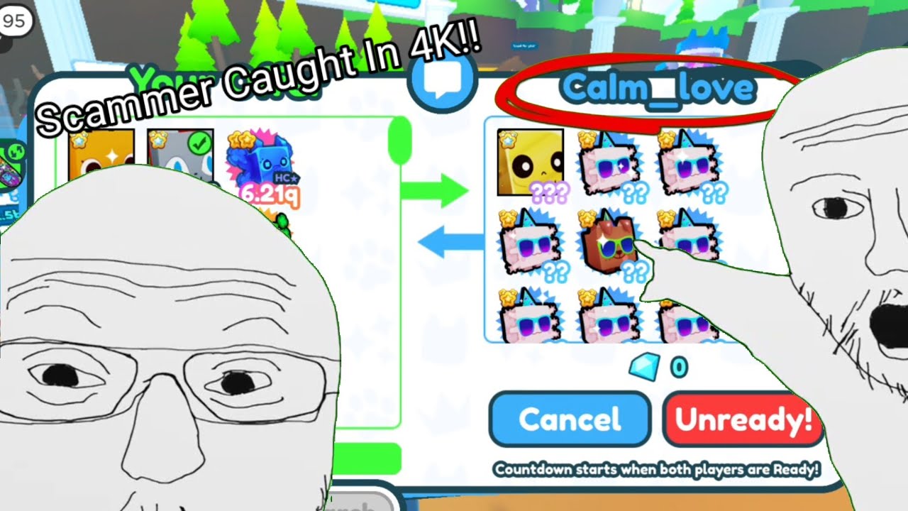 Catching A Goofy Ahh Scammer. Pet Sim X - YouTube