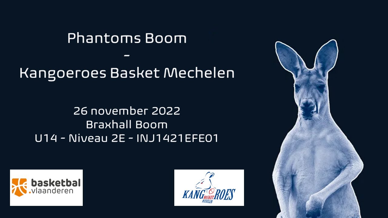 2022-11-26 Phantoms Boom - Kangoeroes Mechelen - G14 A - YouTube