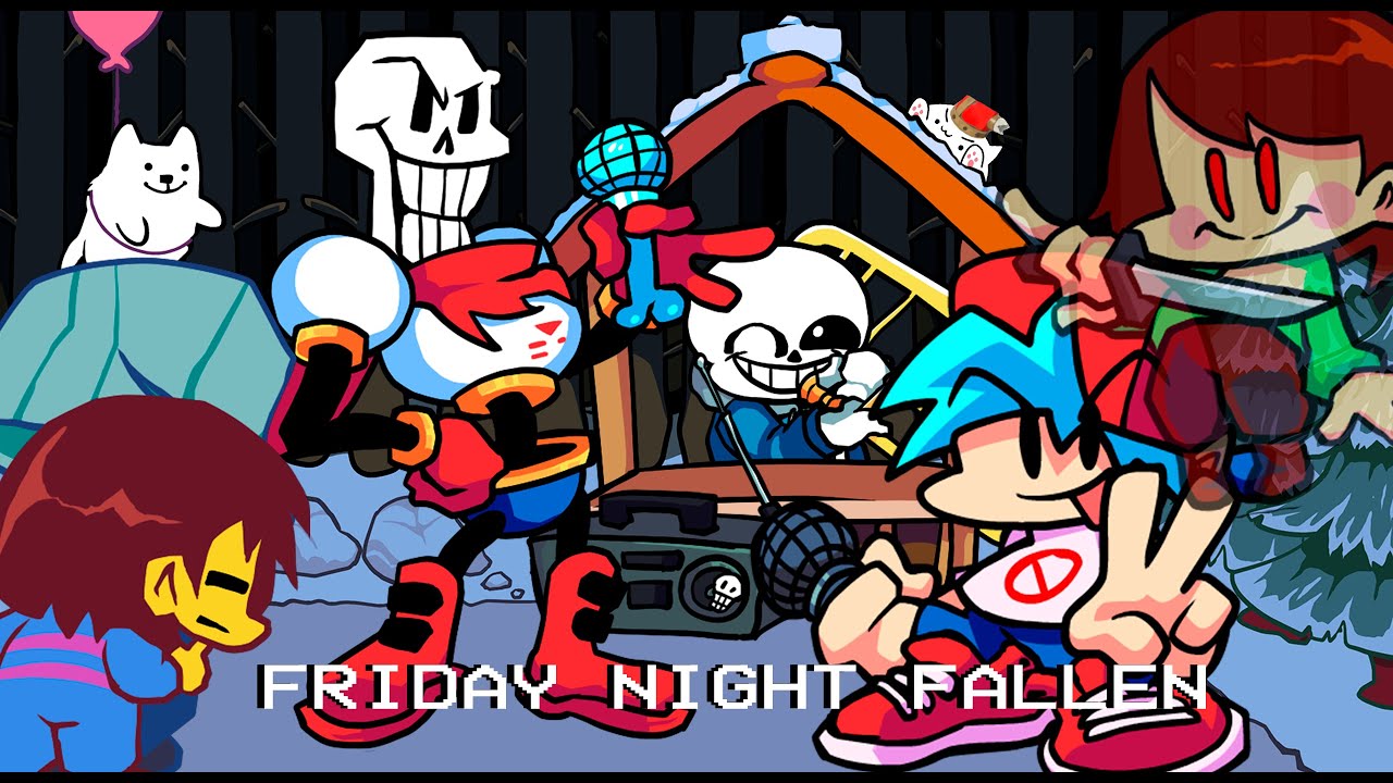 FNF MOD: FRIDAY NIGHT FALLEN [Ft. Sans & Papyrus] - YouTube