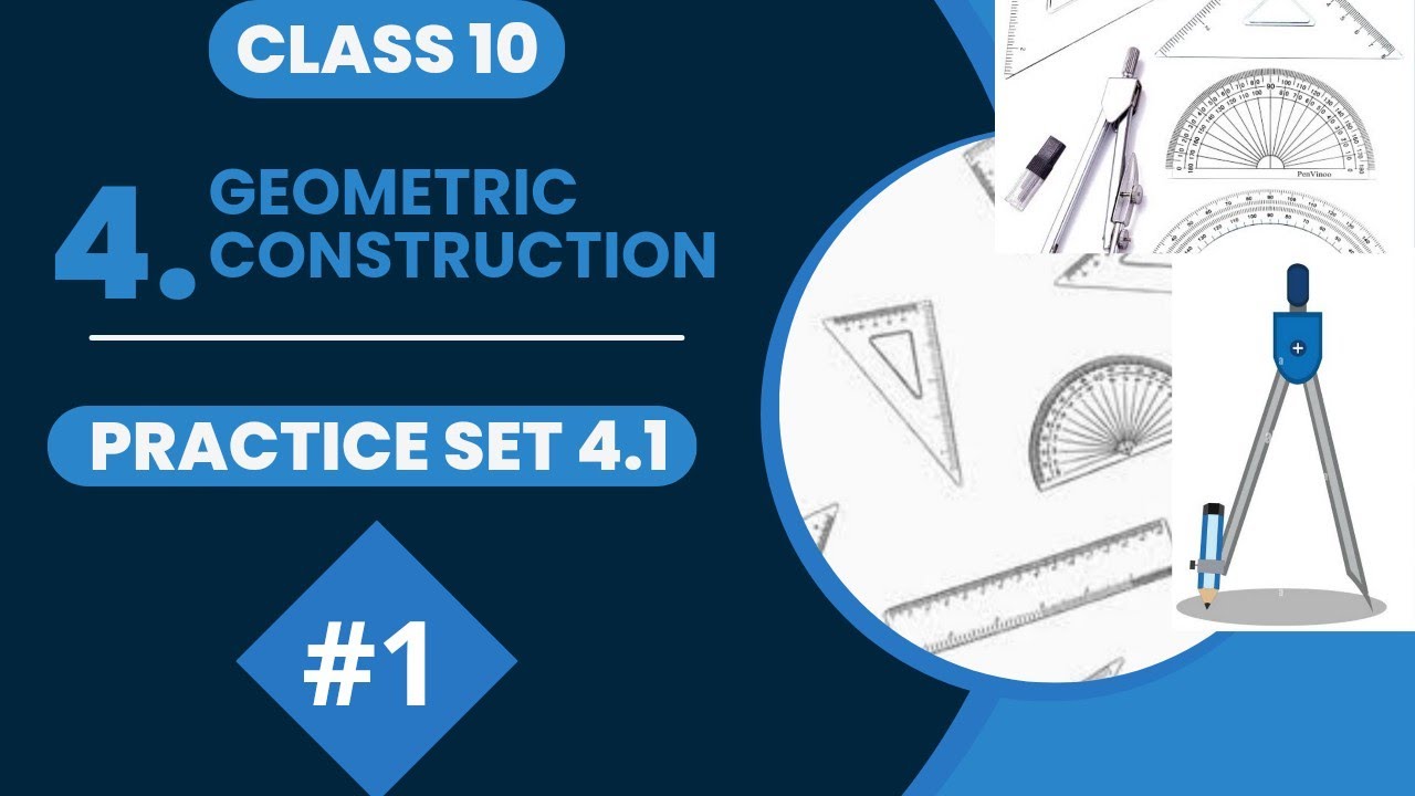 10th Geometry | Class 10 | Chap no 4 | Geometric Construction |Practice ...