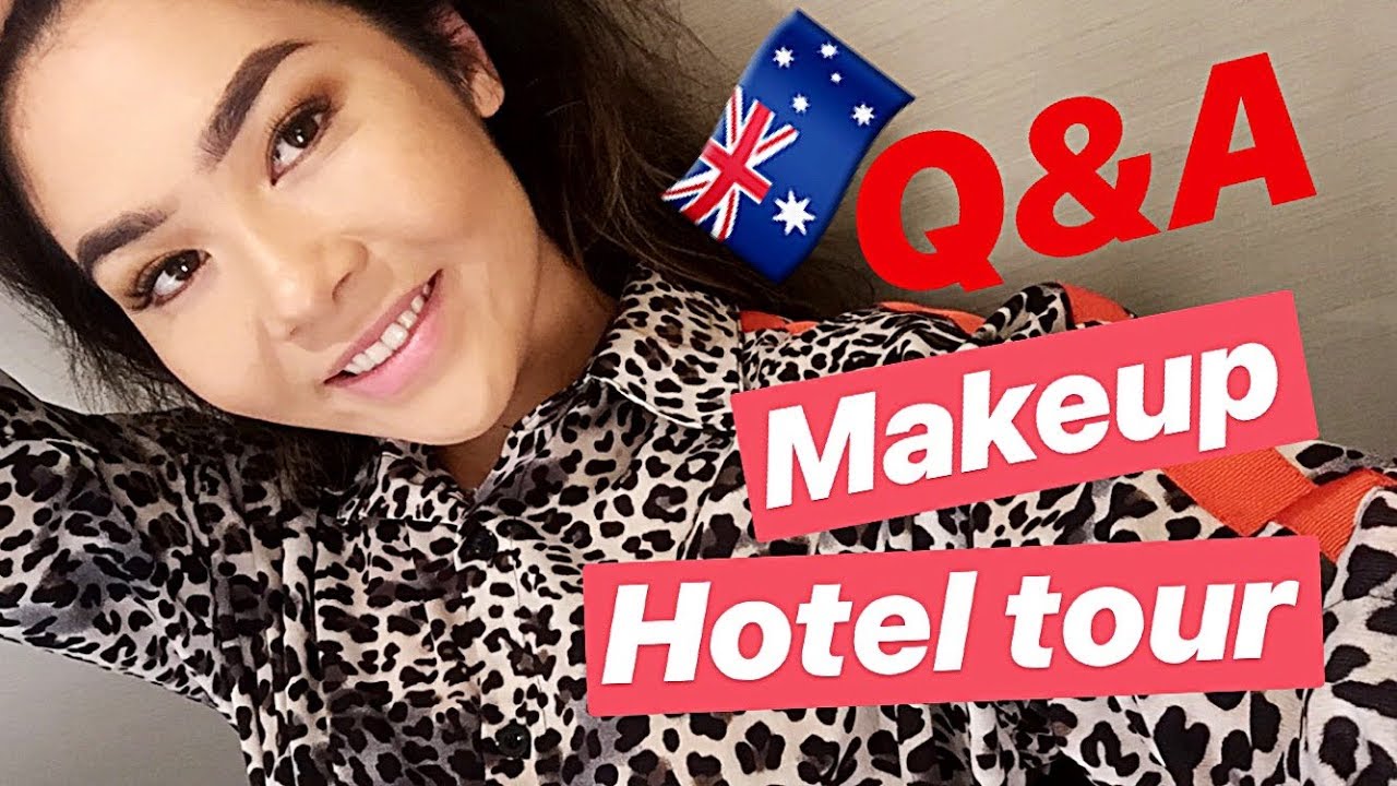 HOTEL TOUR + Q&A + MAKEUP !!! - YouTube