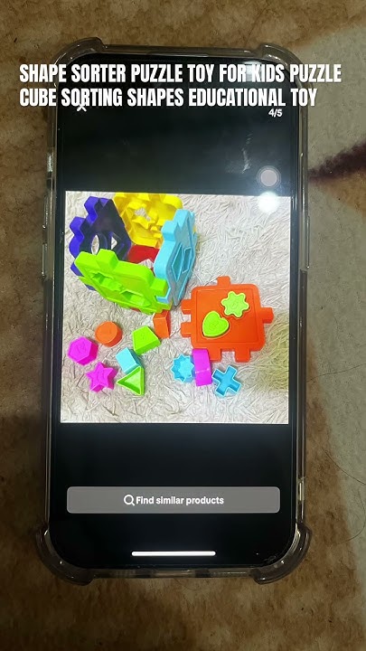 Sorting Shapes Like Shape Sorter Puzzle Cube #ytshorts - YouTube