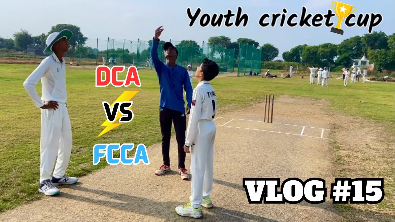 Youth Cricket Cup🏆 | First Match 🏏| DCA vs FCCA | Junior🔥 - YouTube