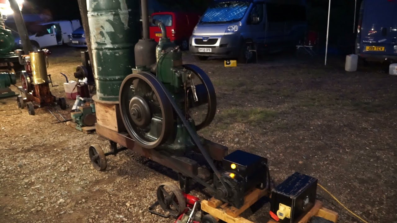 Morwellham quay stationary engine rally. Selection of light displays ...