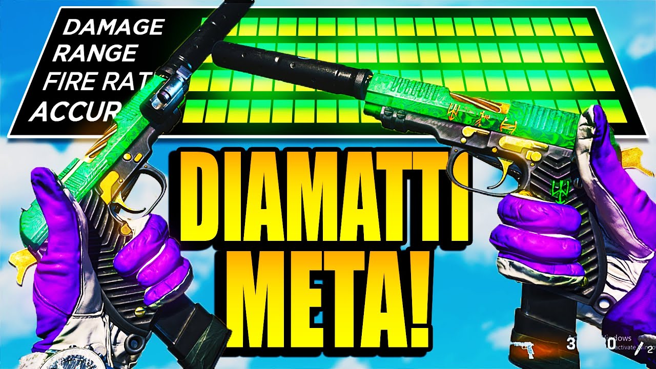 The *META* DIAMATTI AKIMBO In REBIRTH ISLAND 😱 ! ( Diamatti warzone ...