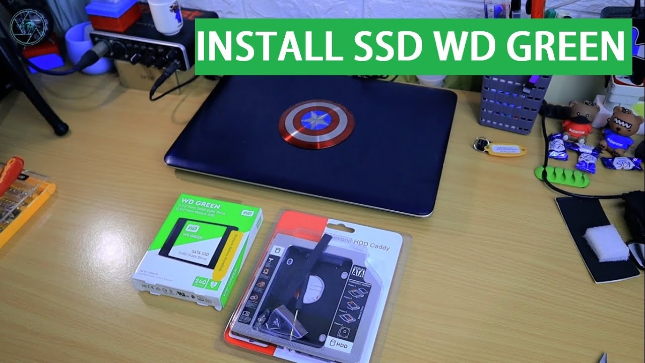 CARA INSTALL SSD WD GREEN TO ASUS A455LN - YouTube