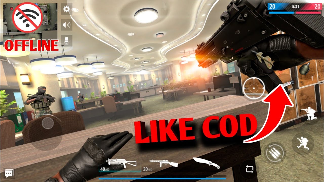 Top 10 OFFLINE FPS Shooter Games on Android/IOS 2023 | Best shooter ...