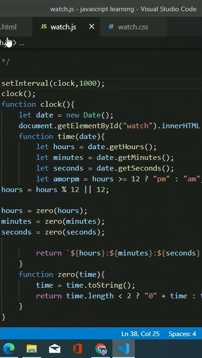 Digital Watch With Html Css And Javascript Javascript Html Css Hindi Youtube