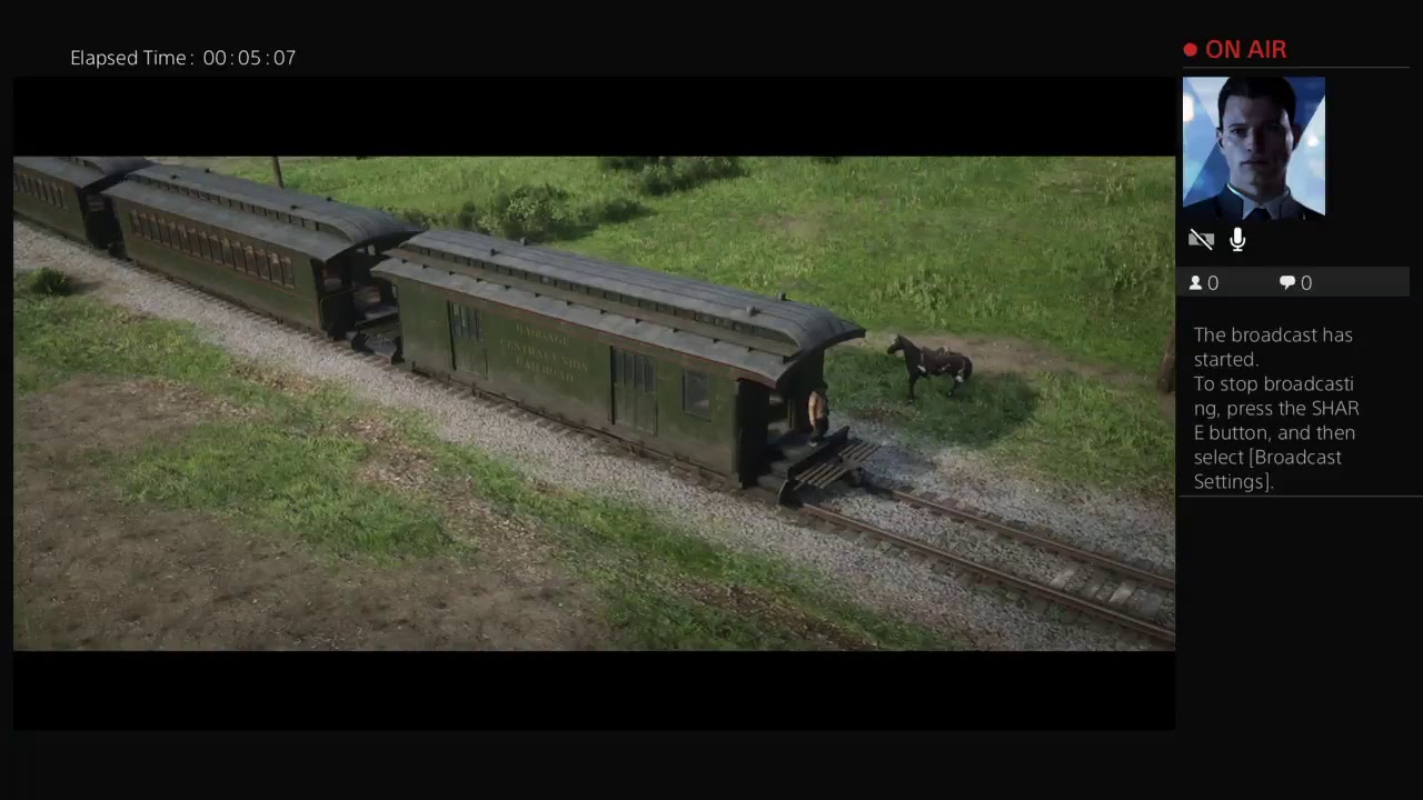 Riding the RDR2 Train - YouTube