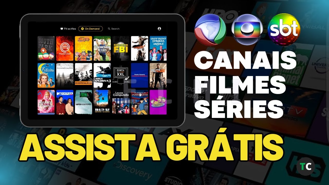 Como assistir TV de GRAÇA no Celular AO VIVO (filmes, séries, culinária ...