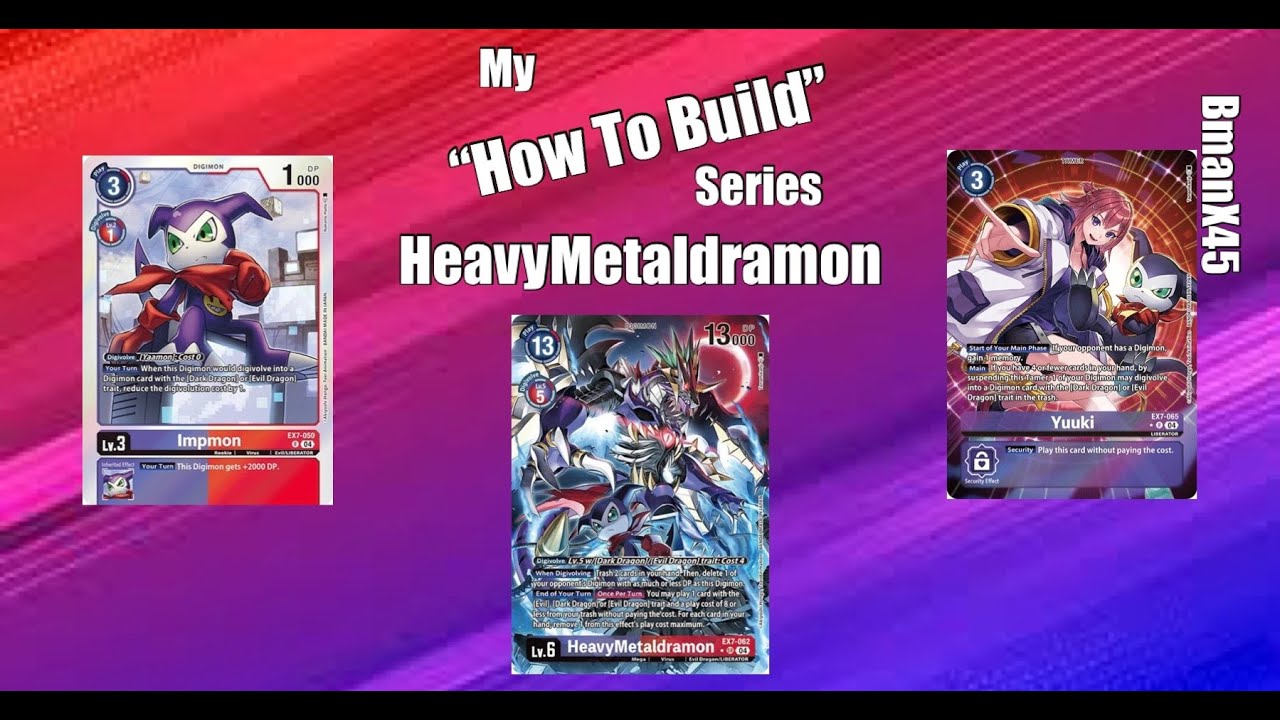 Digimon TCG: How to Build Series - HeavyMetaldramon - YouTube