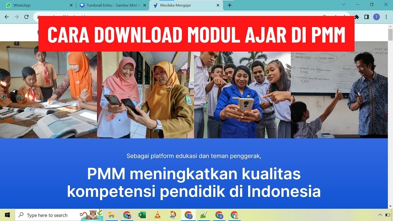CARA DOWNLOAD MODUL AJAR DI PLATFORM MERDEKA MENGAJAR - YouTube