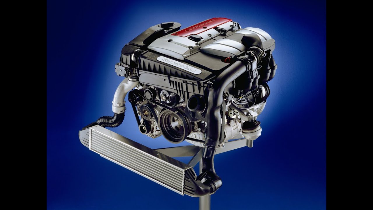Mercedes W203 Kompressor Engine M111 - YouTube