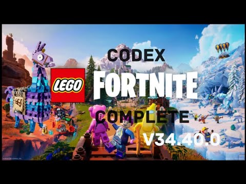 Completed codex lego Fortnite v34.40.0 - YouTube