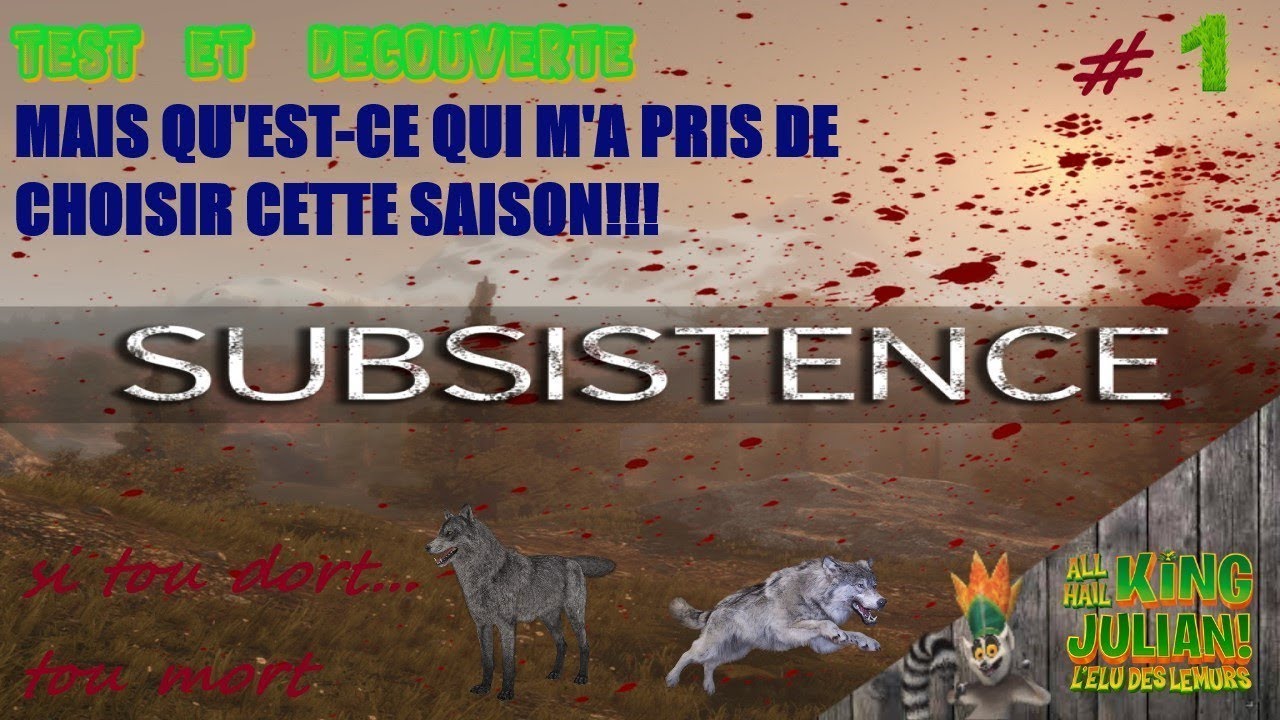 SUBSISTENCE #1 ON TENTE DE SURVIVRE TORSE POIL - YouTube