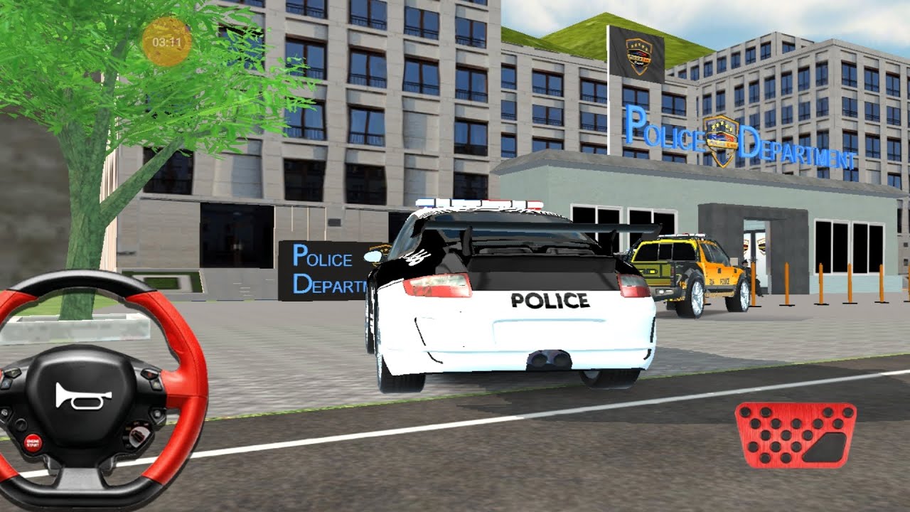 Police Car Driving Game 3D | cartoon | Police Cartoon | Kids Game Video ...