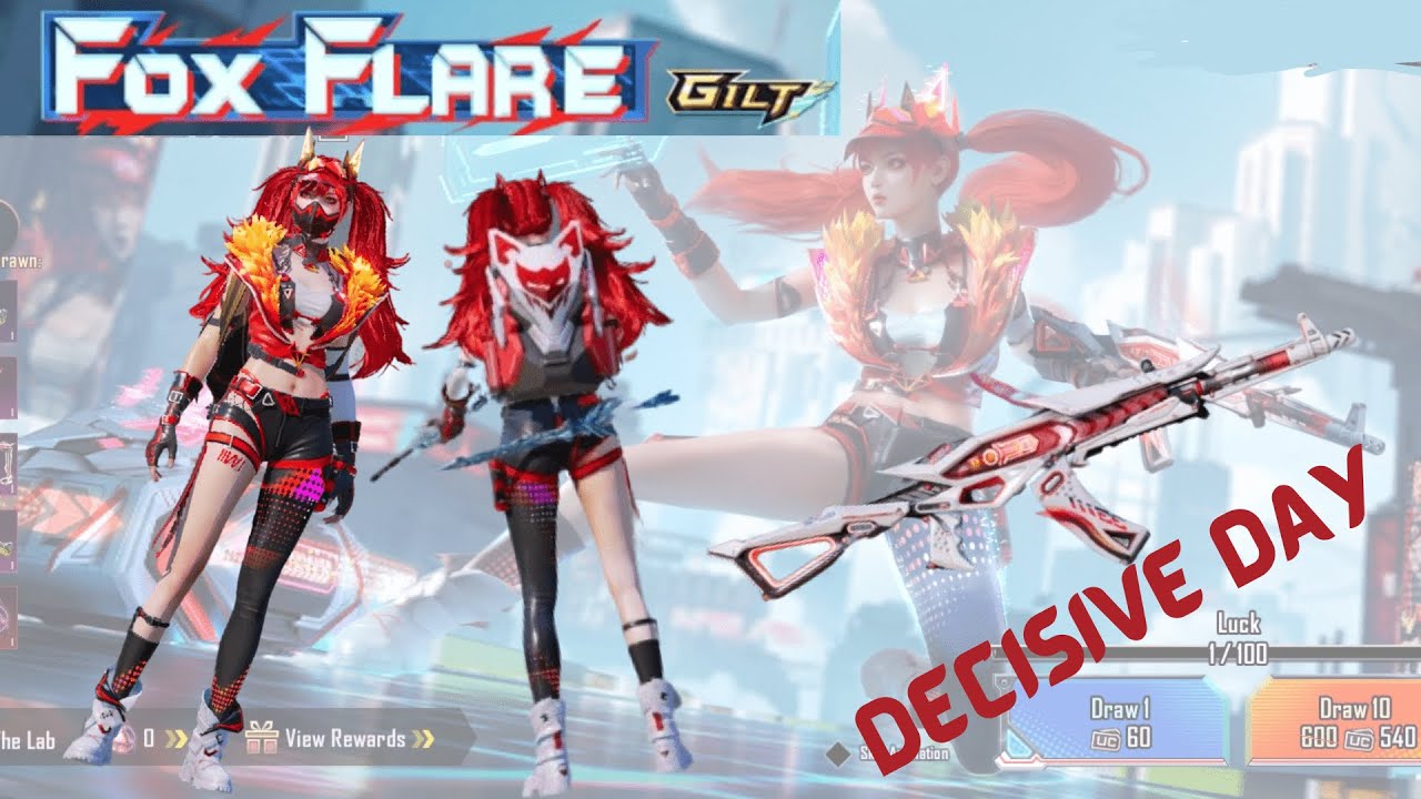 🦊Fox Flare 🔥Crate Opening | ️Decisive Day AKM🥵| - YouTube