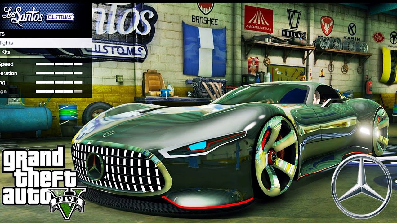 Mercedes Benz AMG Vision GT Concept ☢ Extreme Graphics !!! - YouTube