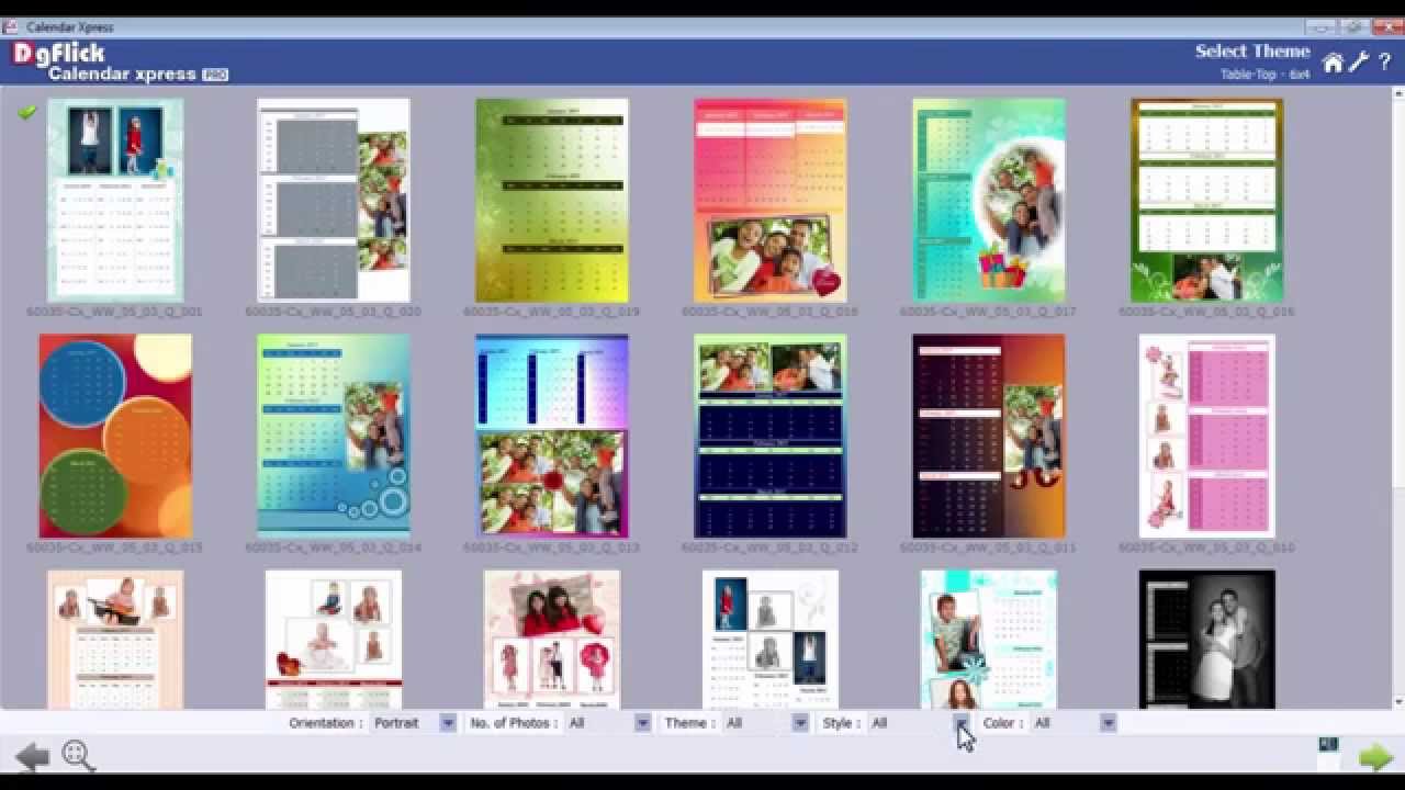 Instant Calendar Designing - YouTube