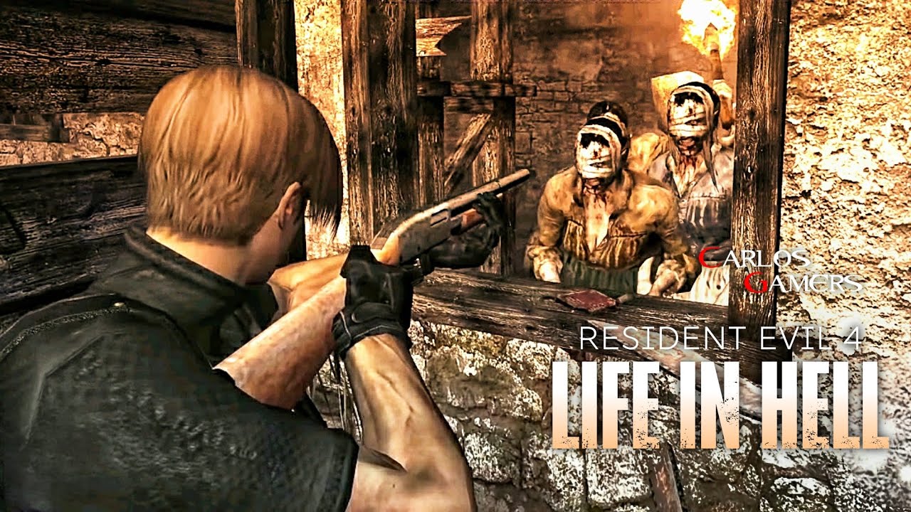 🔴 RESIDENT EVIL 4 OG MODO LIFE IN HELL ZERANDO PELA PRIMEIRA VEZ - VILAREJO 🔴 - YouTube