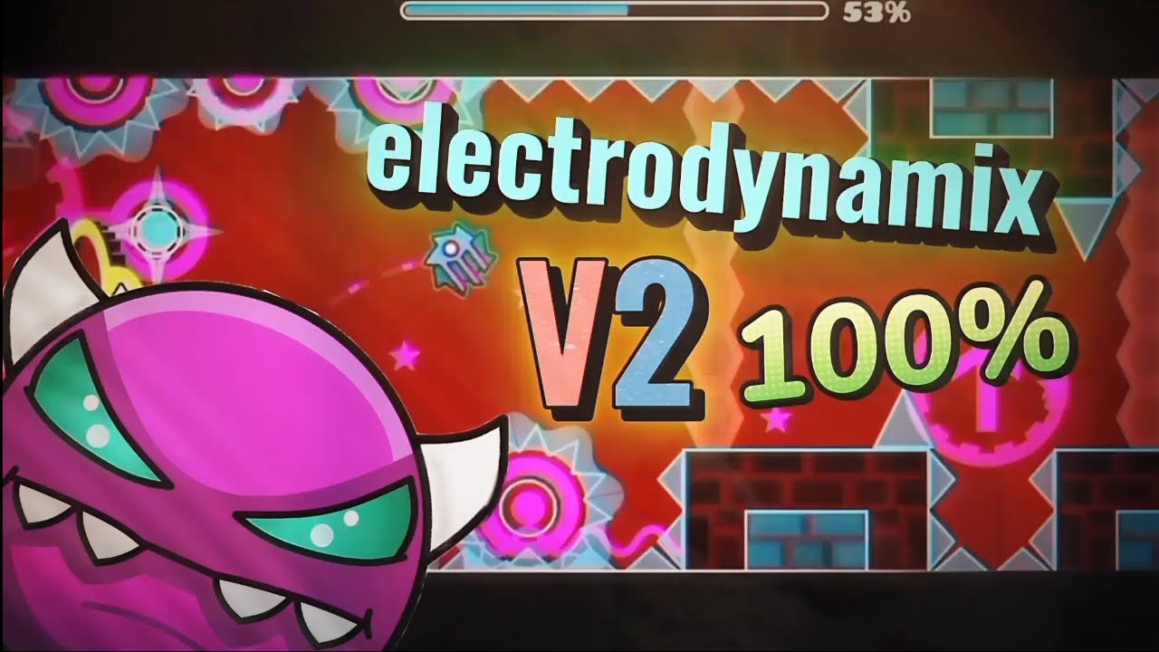 я прошёл electrodynamix v2 в geometry dash - YouTube