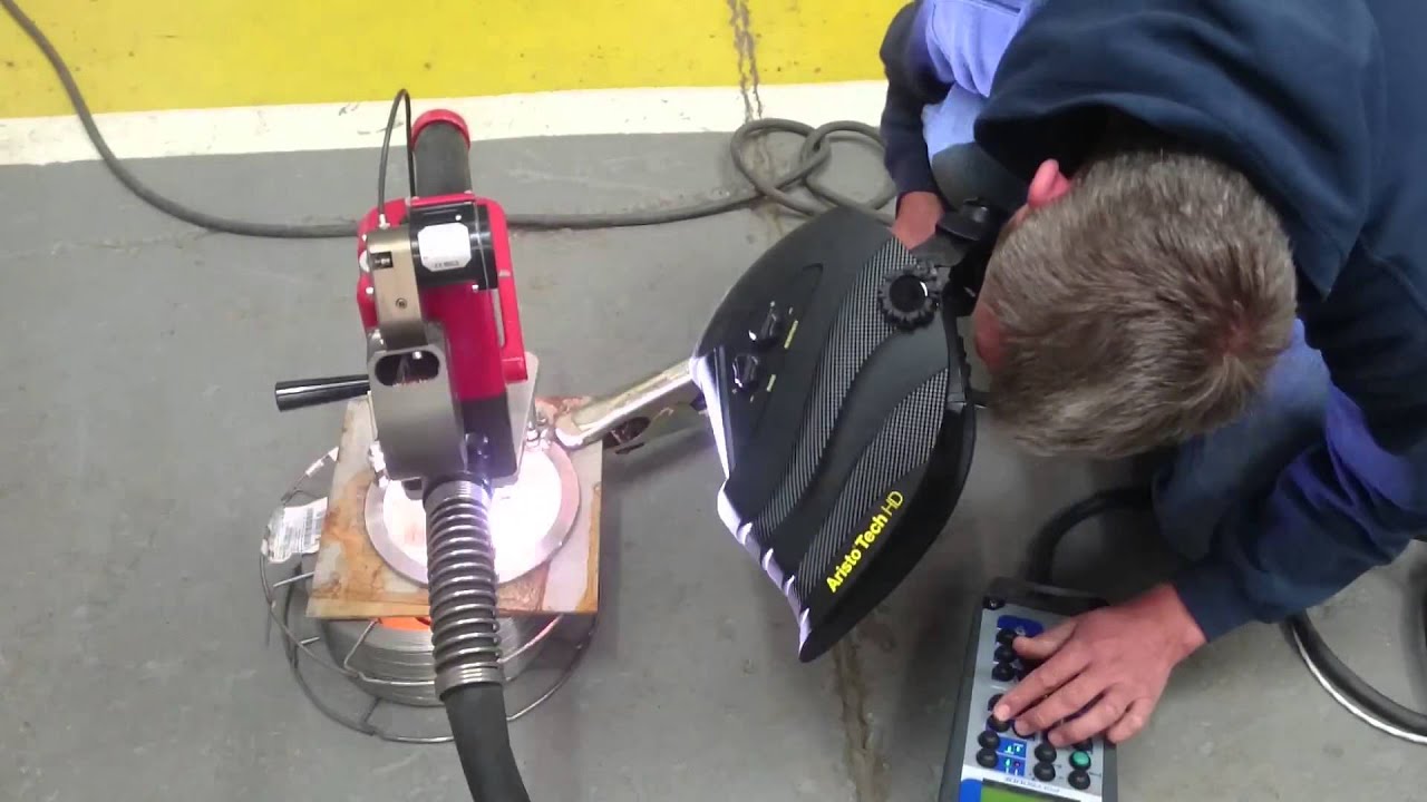 Orbital Weld Test with Polysoude P6 and TS2000 Weld Head - YouTube