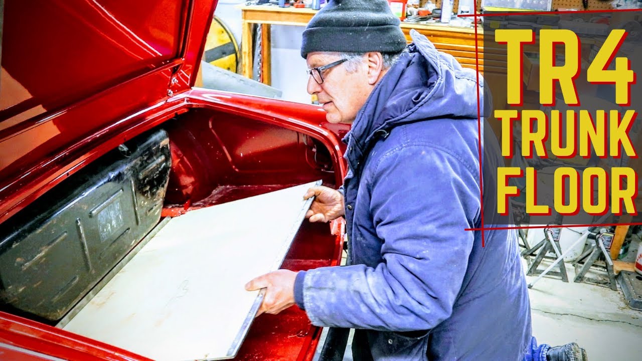 Triumph TR4 Trunk Floor and Spare Tire Cover DIY - Boot Floor | WEGS ...