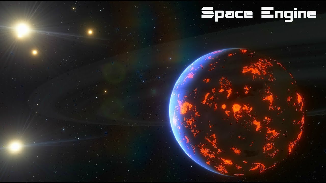 Beautiful Planet Graphics! Sextuple System In Space Engine - YouTube